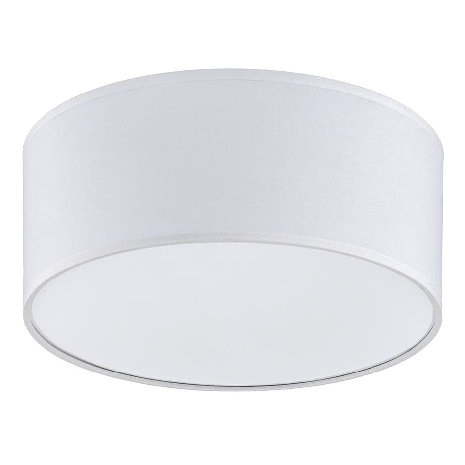 Kuchenna lampa sufitowa Rondo 3331 TK Lighting okrągła z tkaniny biała ...