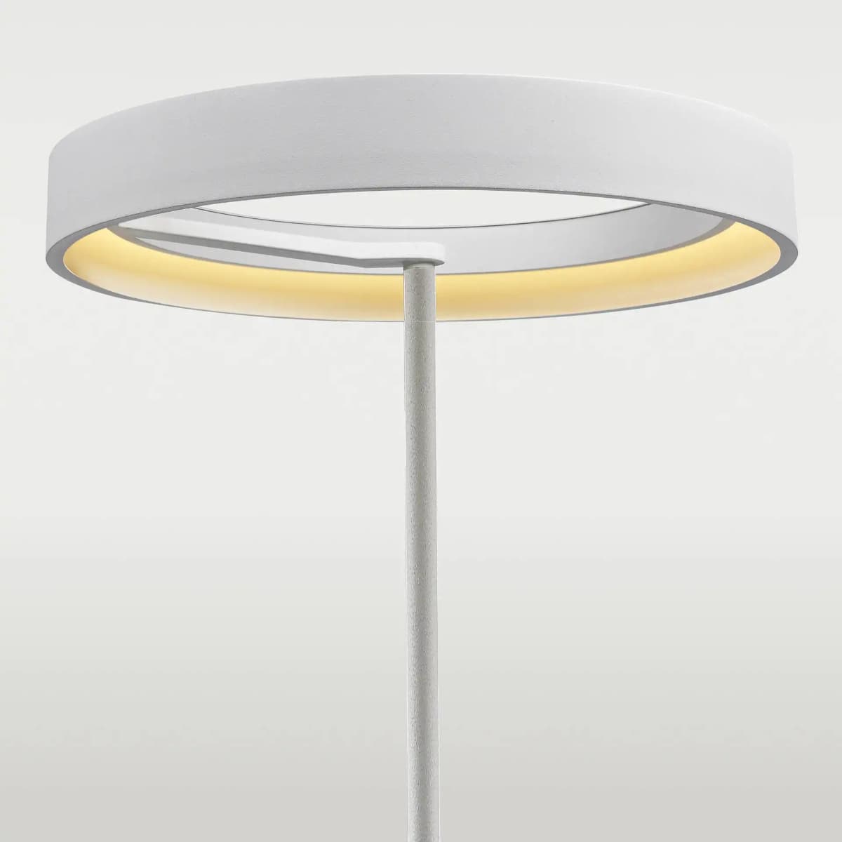 Lampa stojąca Osaka f01017wh Cosmolight LED 28W 3000K ring metal biała ...